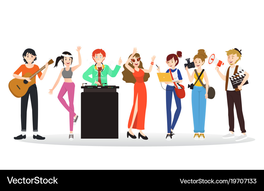 People of diverse professions Royalty Free Vector Image