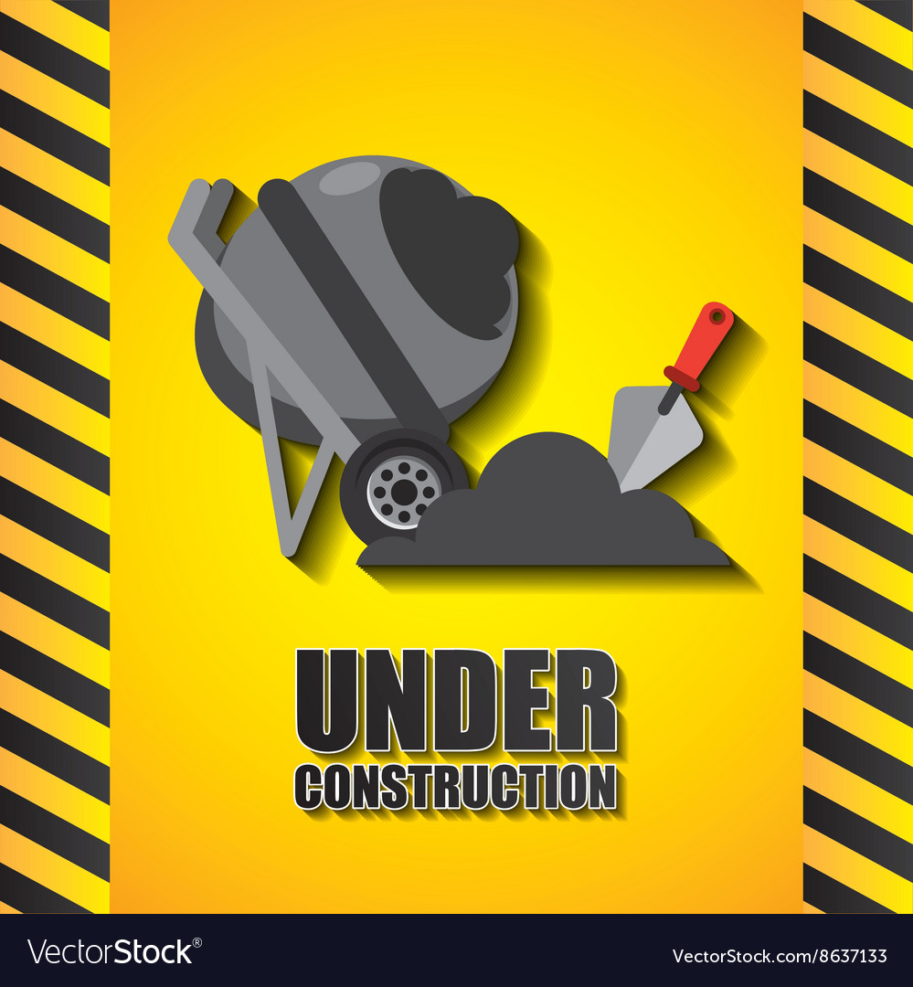 Under construction design Royalty Free Vector Image