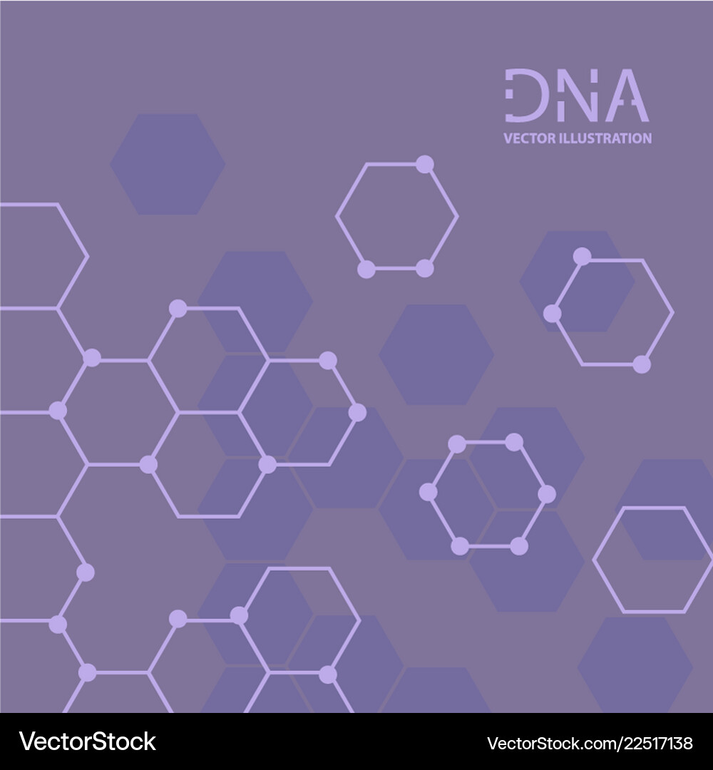 Abstract dna strand symbol isolated on white Vector Image