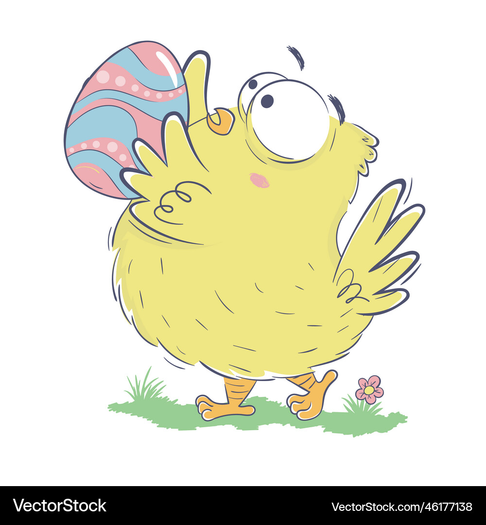 Easter Chick Cartoon