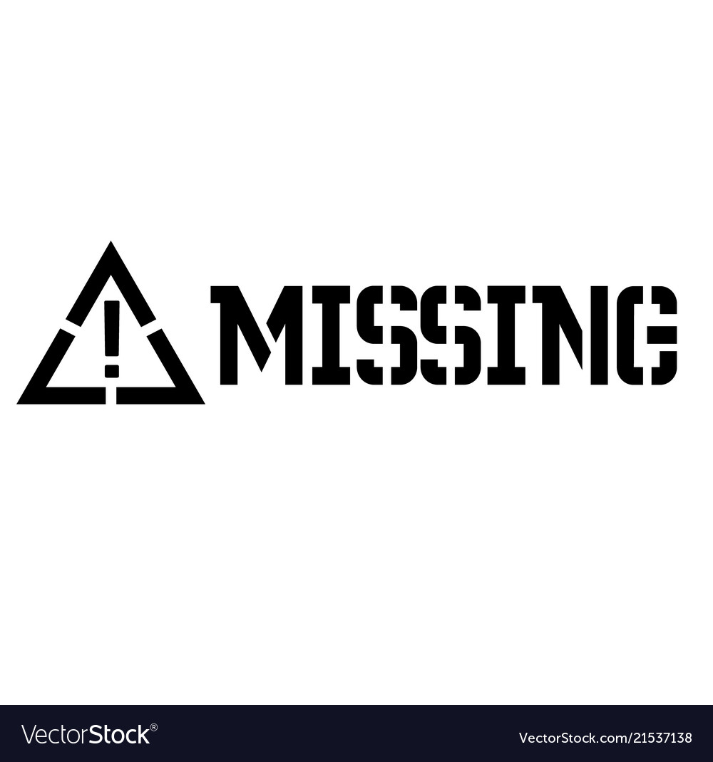 Missing label label Royalty Free Vector Image - VectorStock