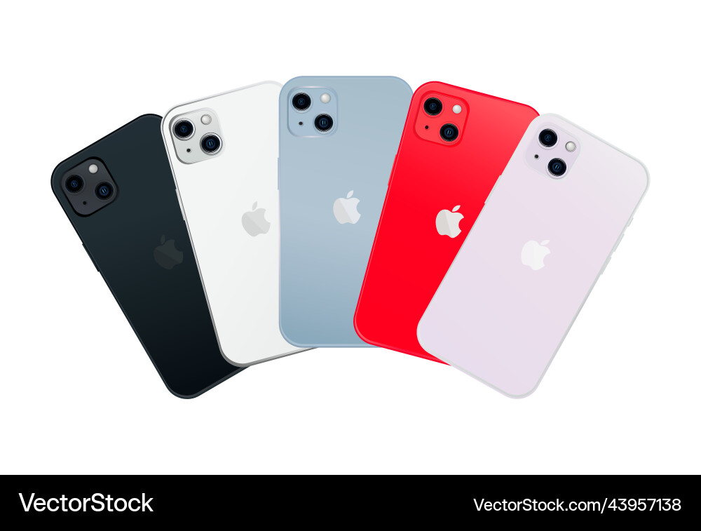 Novelty apple iphone 14 modern smartphone gadget Vector Image