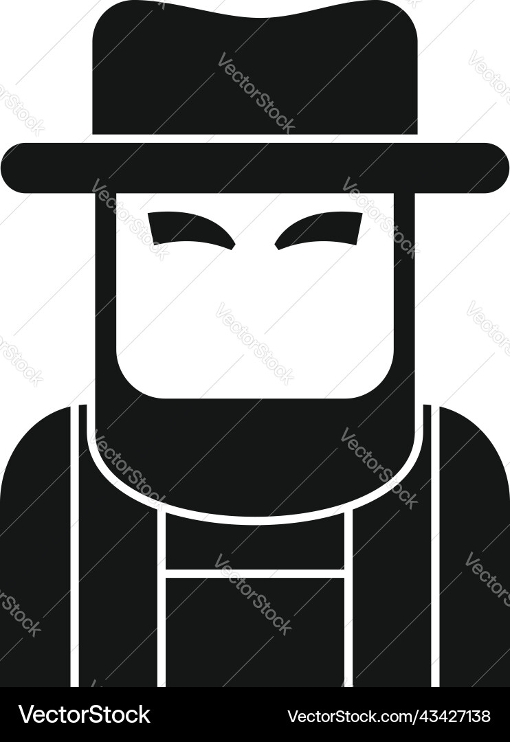 Old adult icon simple generation age Royalty Free Vector