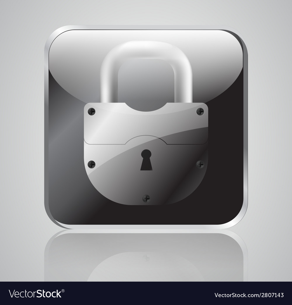 App lock Royalty Free Vector Image - VectorStock