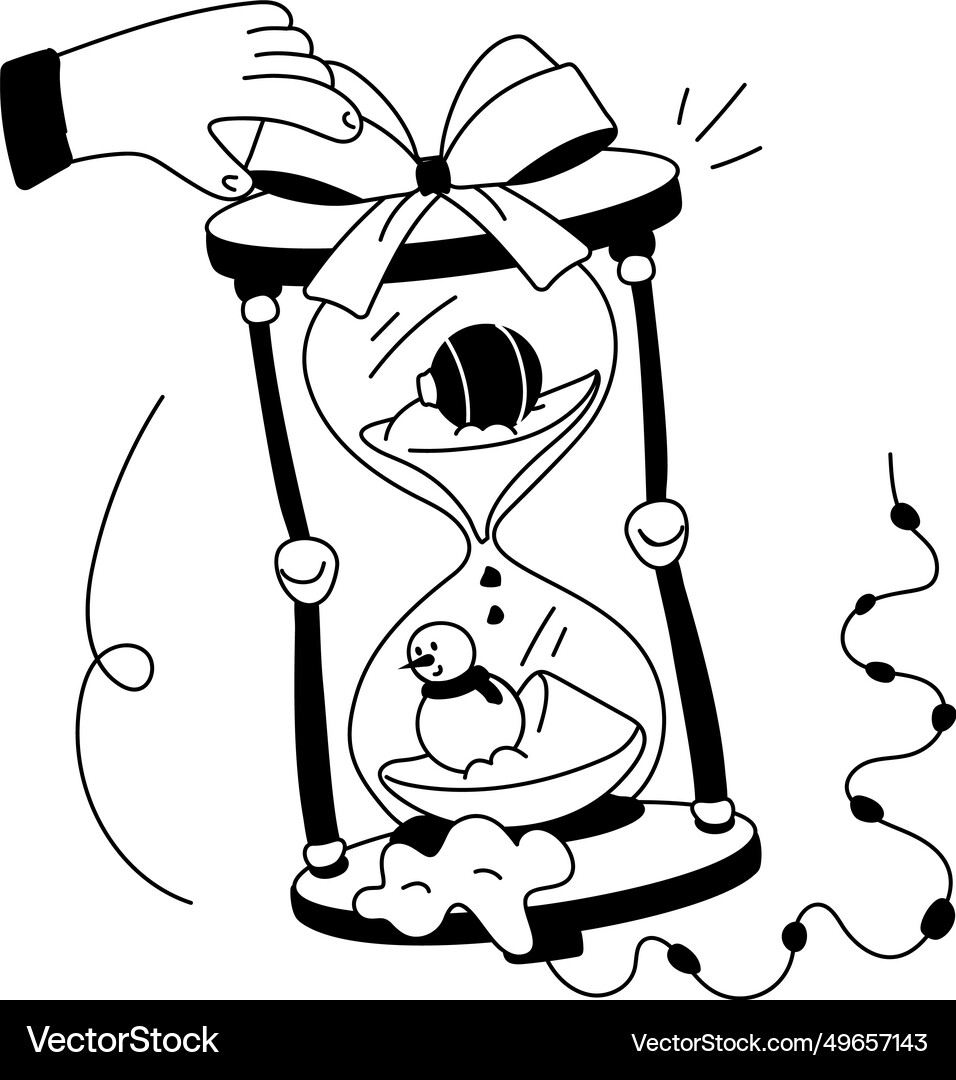 Christmas countdown Royalty Free Vector Image - VectorStock