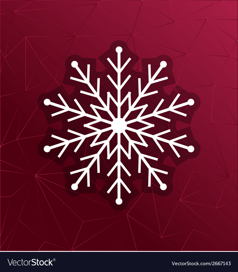 Snowflake Royalty Free Vector Image - VectorStock