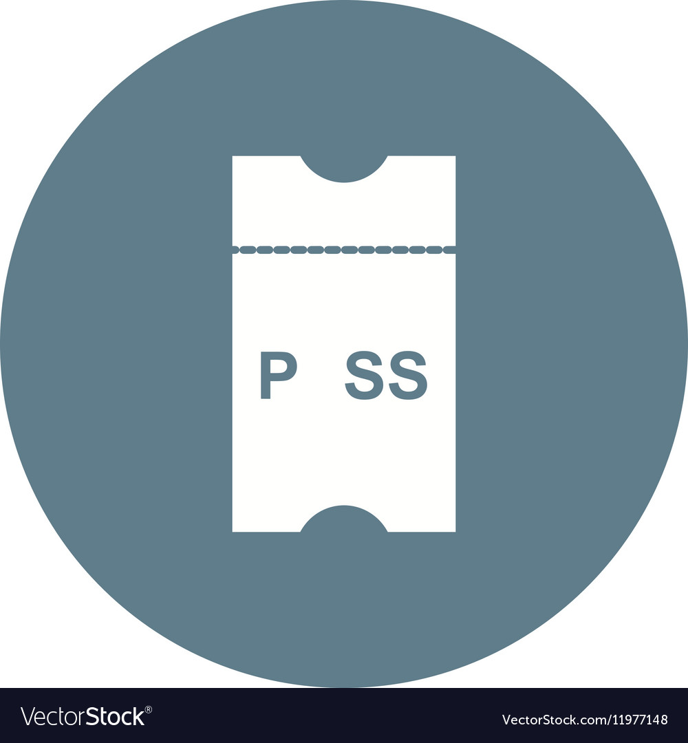 Passes Royalty Free Vector Image - VectorStock