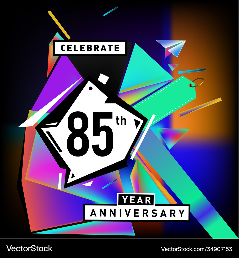 100th anniversary celebration colorful background Vector Image