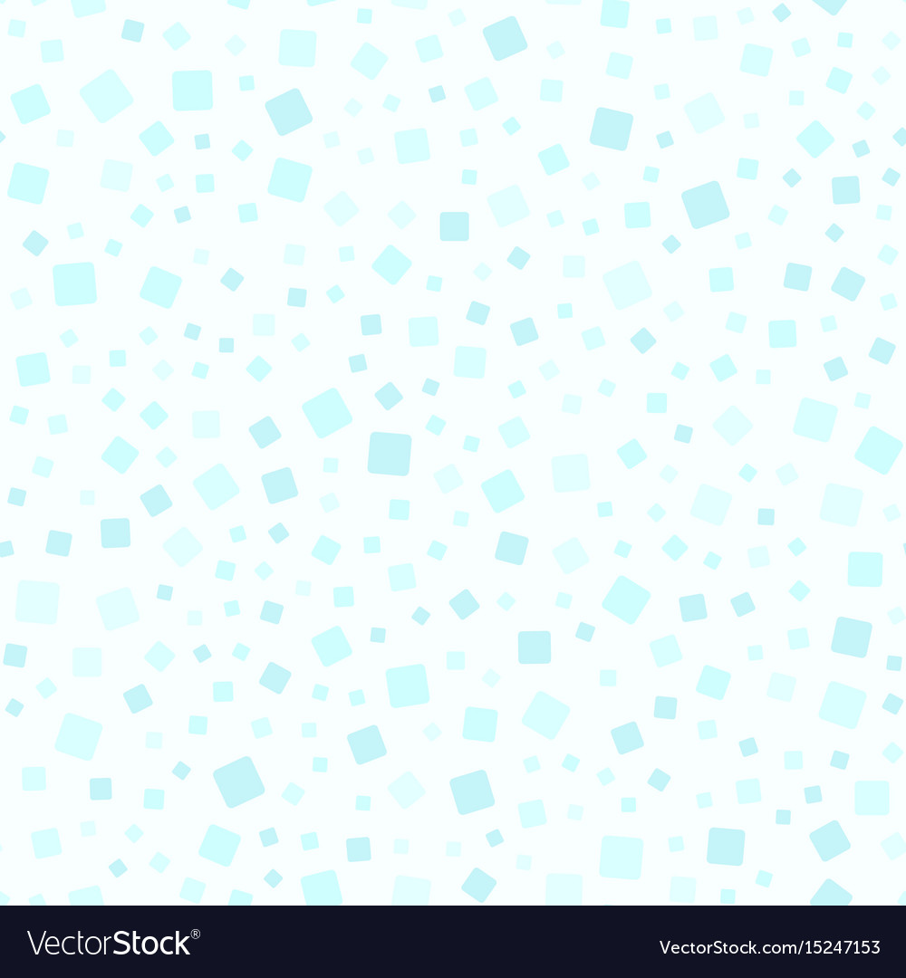 Cyan square pattern seamless Royalty Free Vector Image