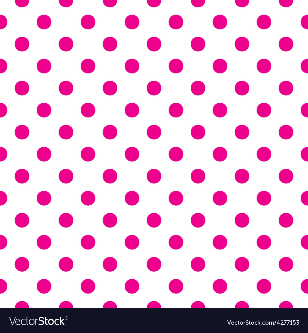 Pink Polka Dot Pattern Royalty Free Vector Image