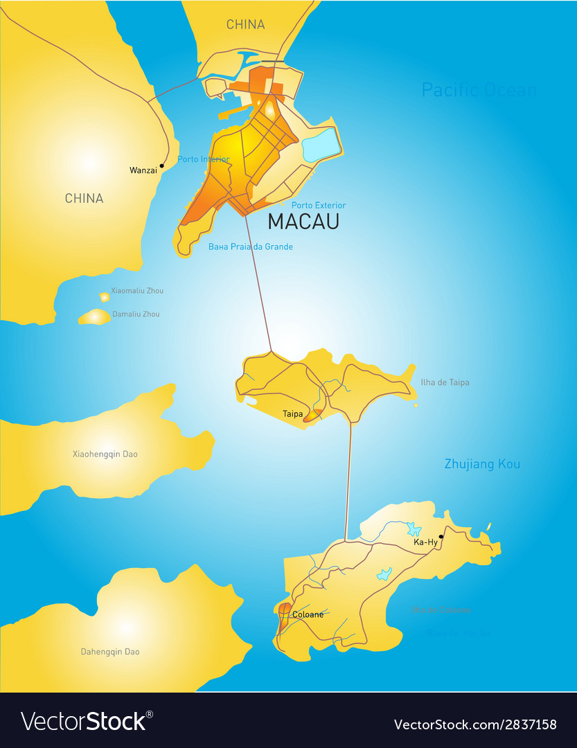 Macau Royalty Free Vector Image - VectorStock