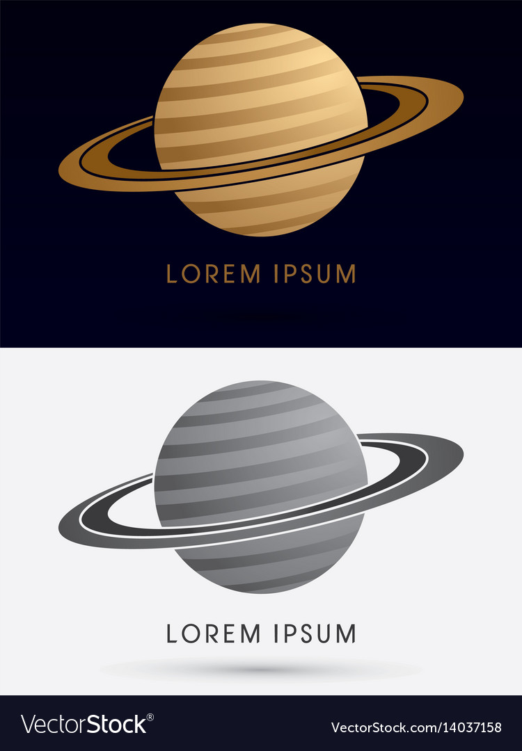 Planet saturn Royalty Free Vector Image - VectorStock