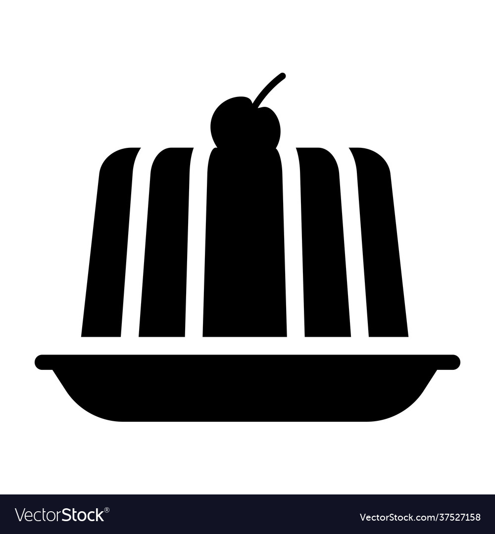 Pudding Royalty Free Vector Image - VectorStock