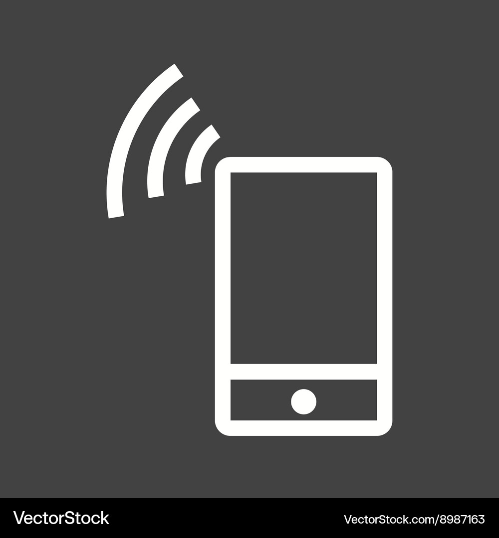 Connected device Royalty Free Vector Image - VectorStock