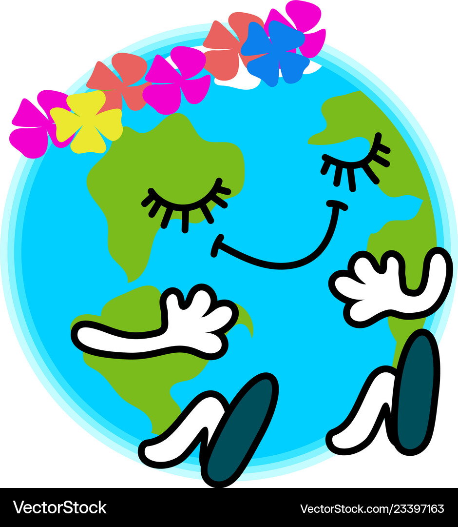 Earth day happy ecology Royalty Free Vector Image