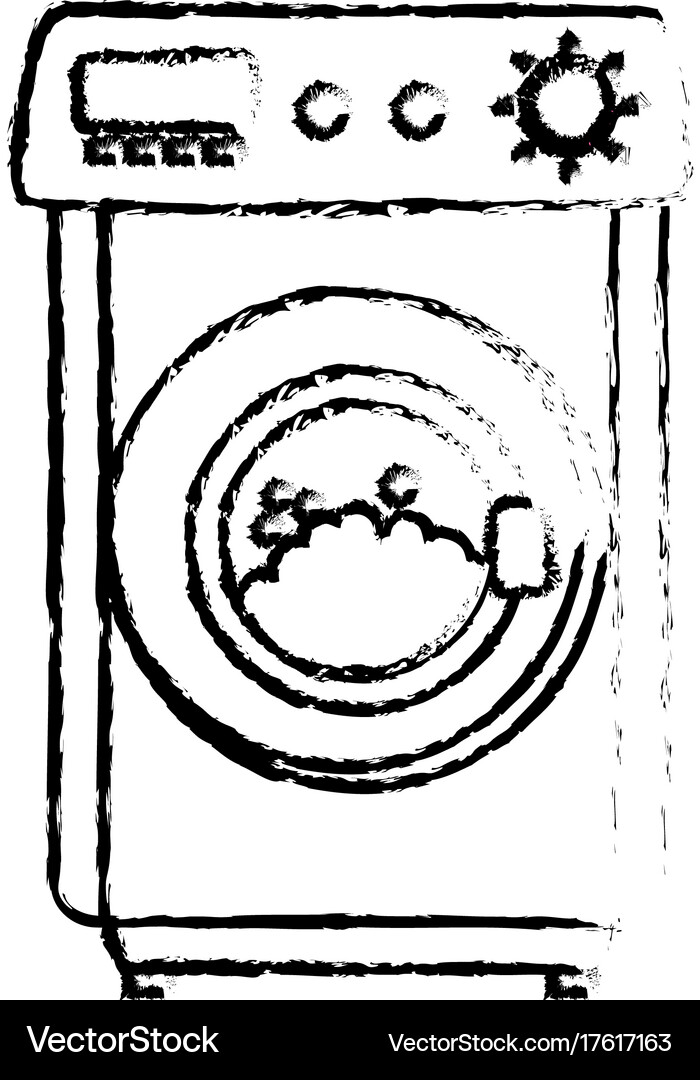 Figure washing machine object to clean the clothes