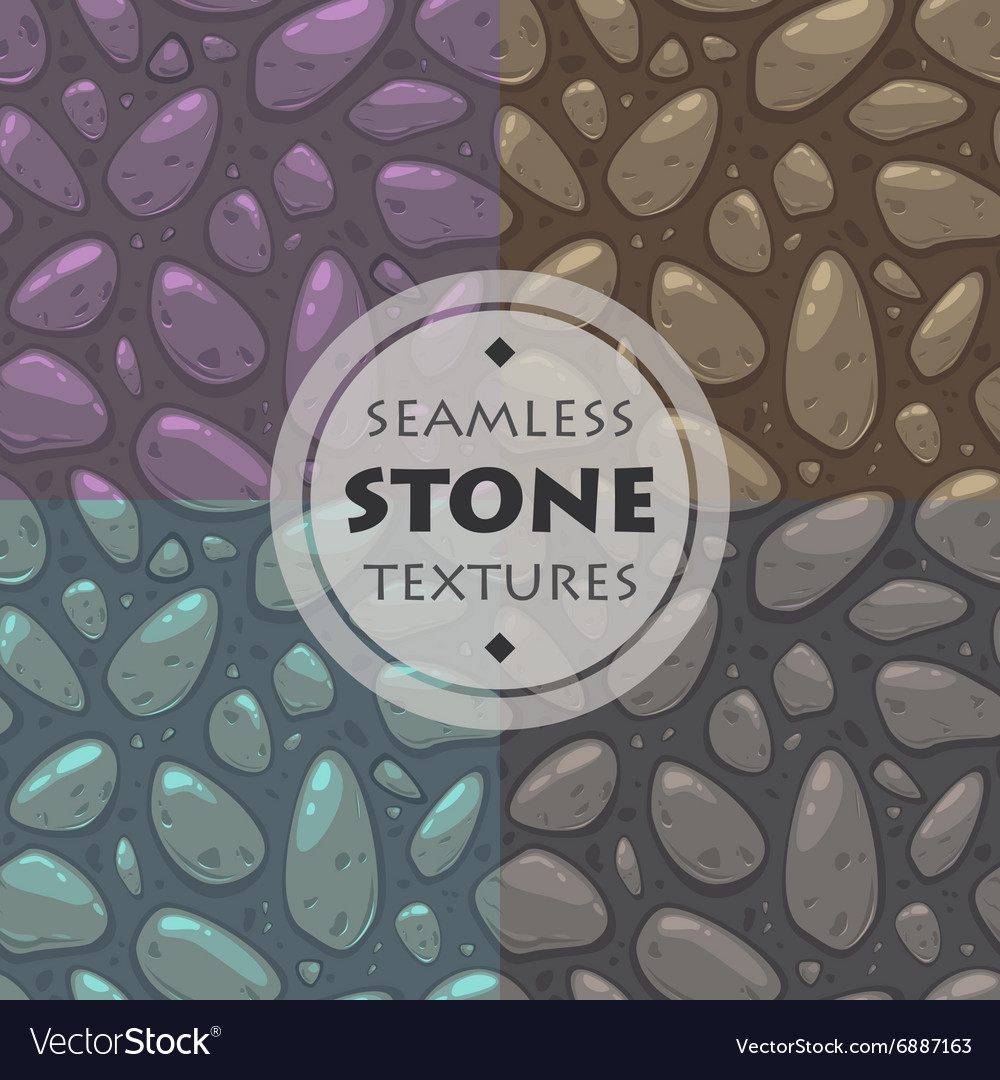 Stone textures set Royalty Free Vector Image - VectorStock