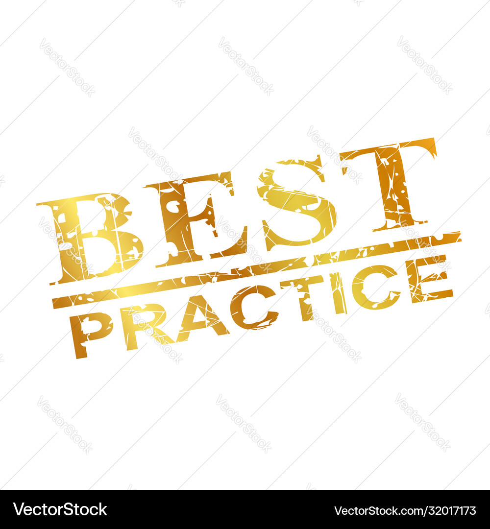 Best practice 2 style streak golden rubber stamp Vector Image