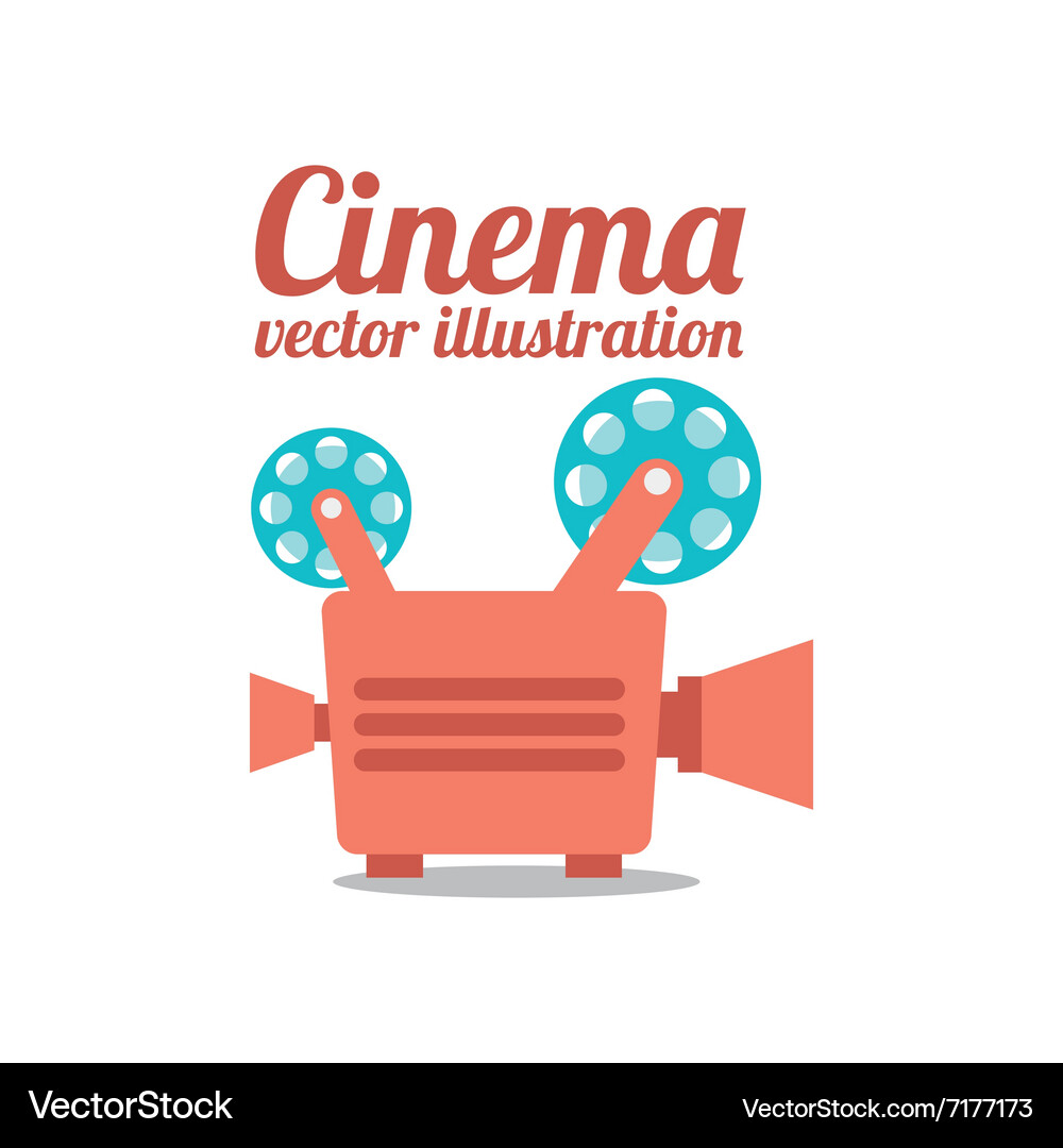 Cinema film design Royalty Free Vector Image - VectorStock