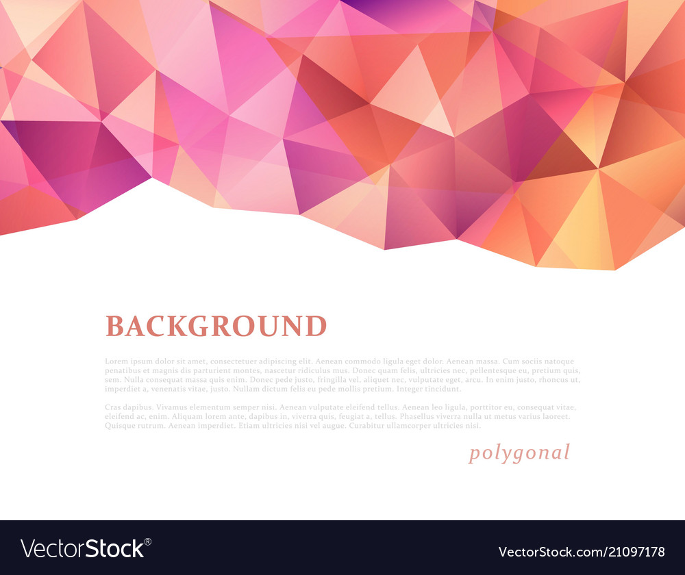 Abstract triangular banner Royalty Free Vector Image
