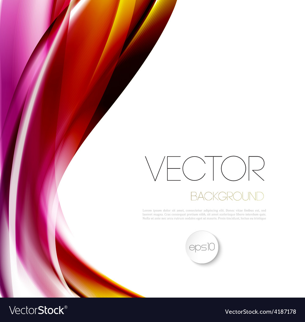 Abstract wave template background brochure design Vector Image Abstract wave template background brochure design Vector Image