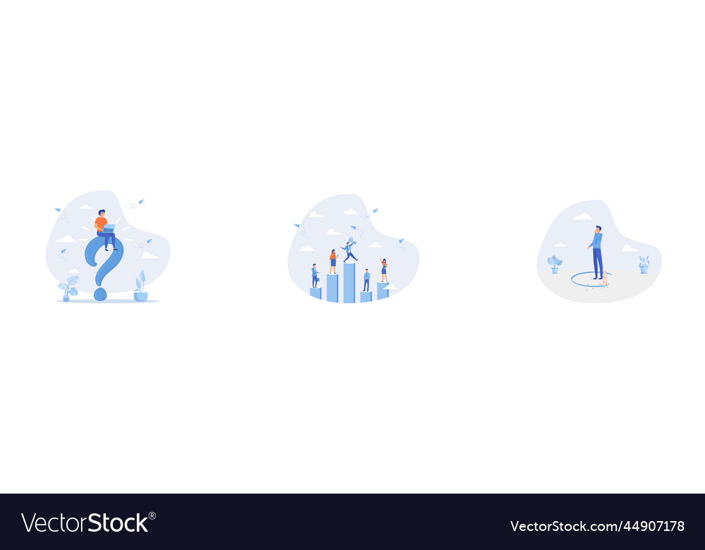 Business problem competition problem Royalty Free Vector