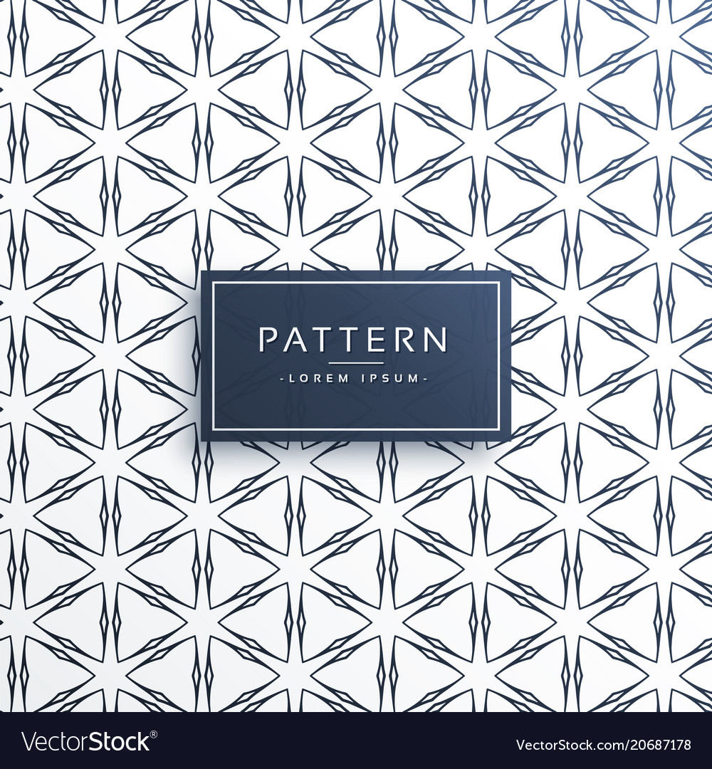 Creative triangle shape abstract pattern Vector Image