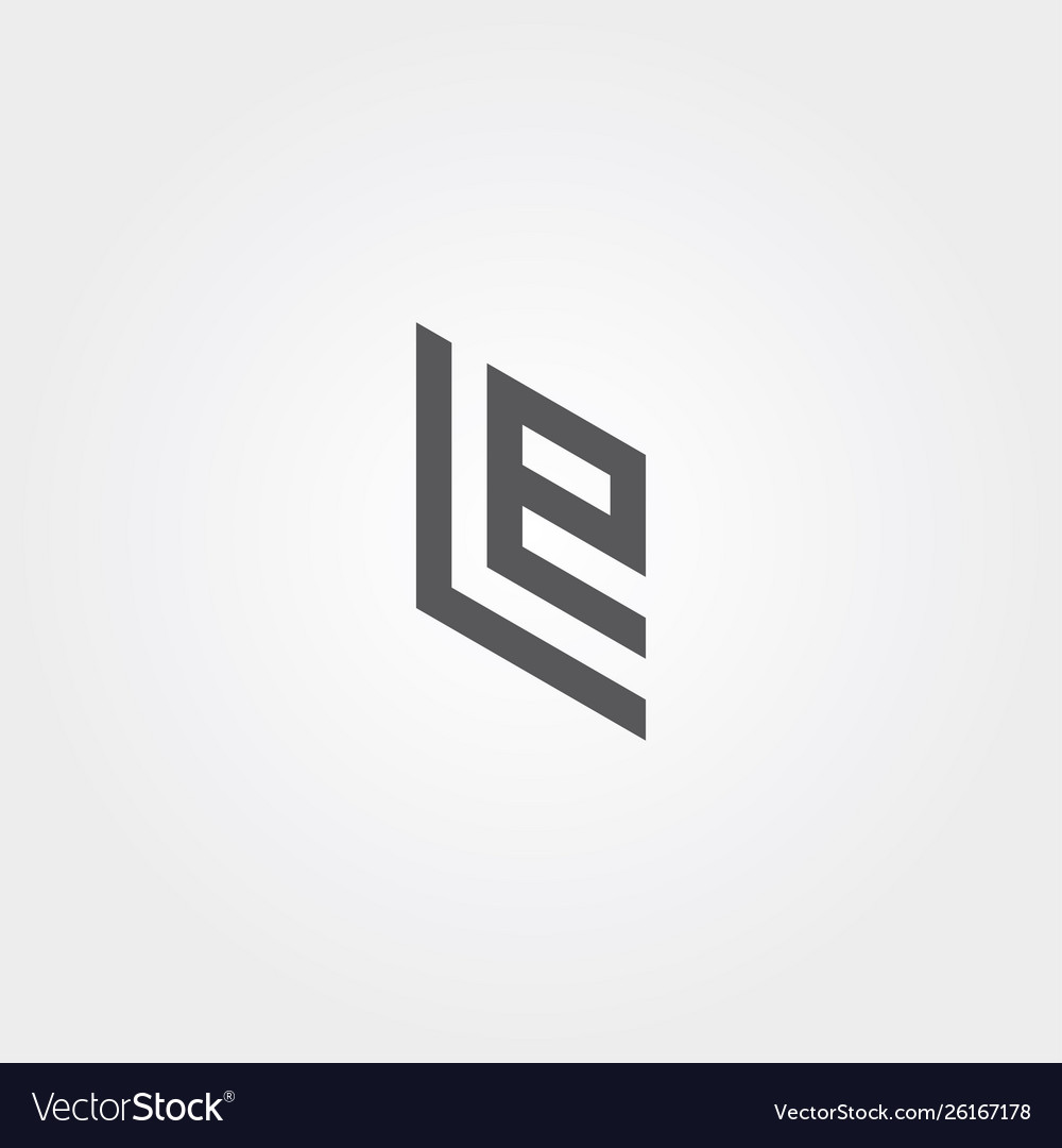 Initials logo template Royalty Free Vector Image