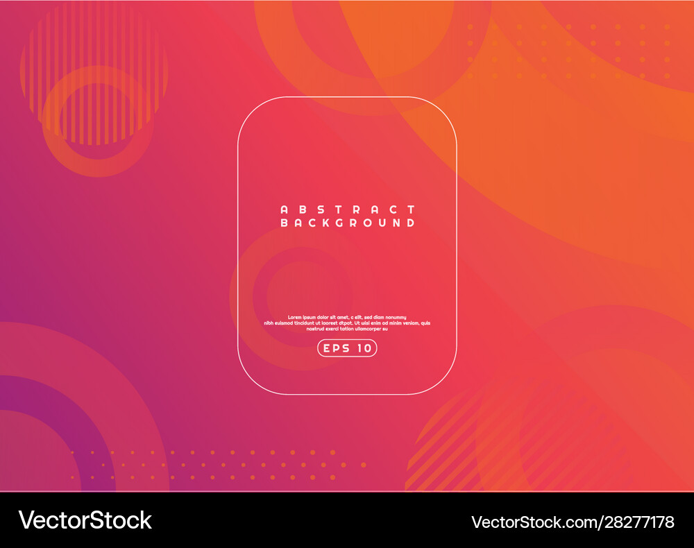 Modern art geometric circle shape design colorful Vector Image