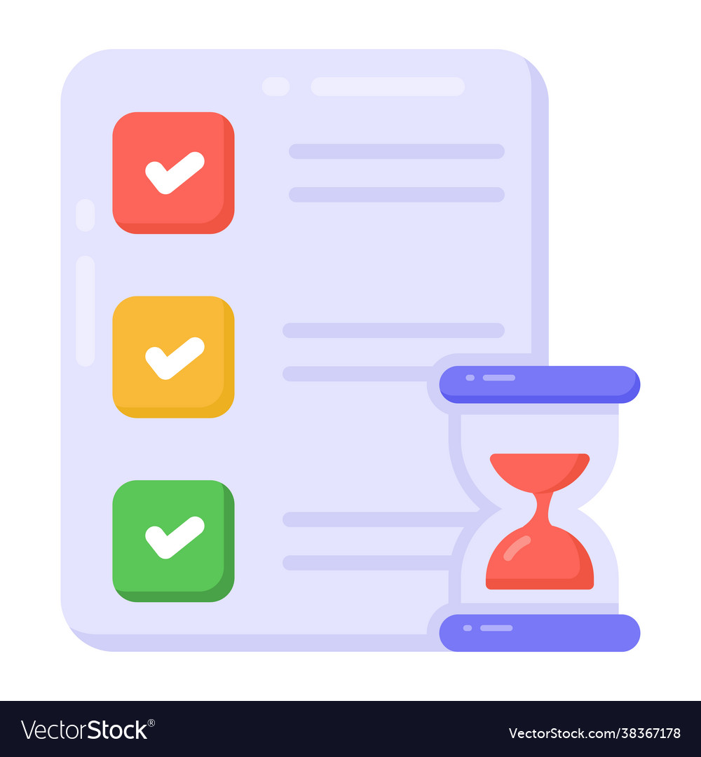 Project deadline Royalty Free Vector Image - VectorStock