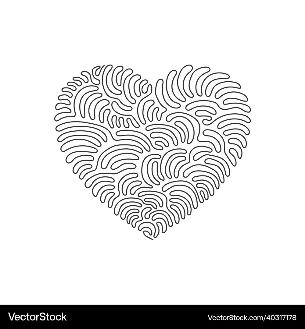 Single one line drawing poker playing cards suit Vector Image
