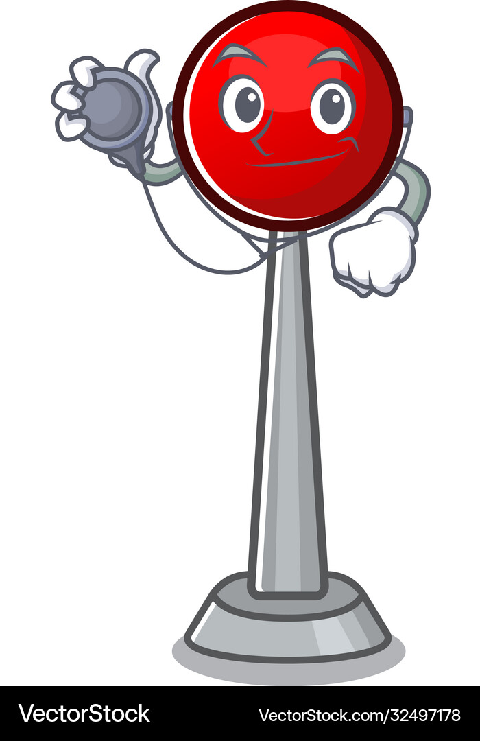 Smart and cool antenna cartoon character Vector Image