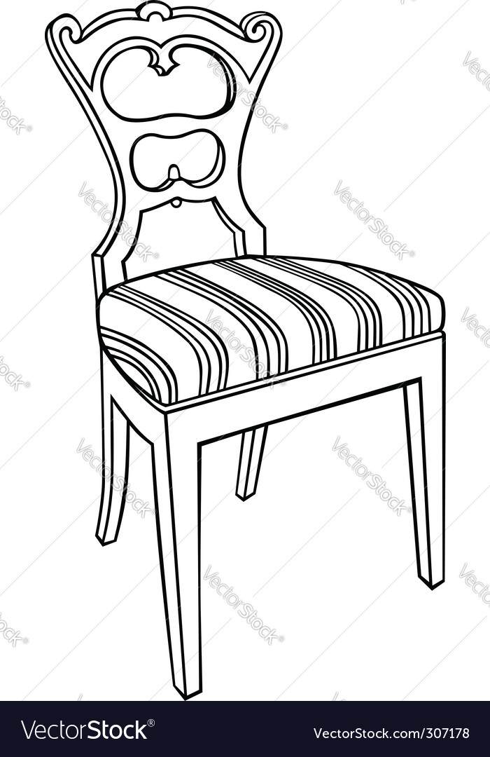 Vector chair Royalty Free Vector Image - VectorStock