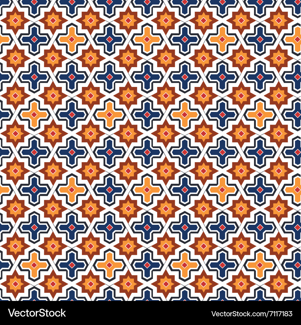 Abstract arabic islamic seamless geometric pattern