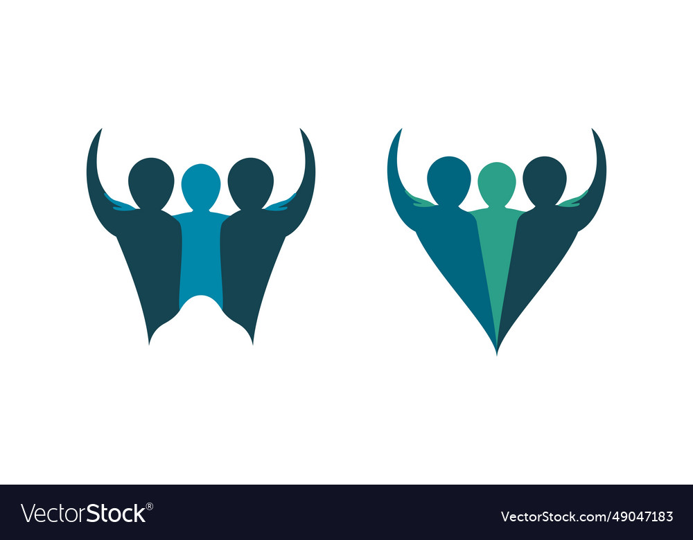 Foundation logo design Royalty Free Vector Image