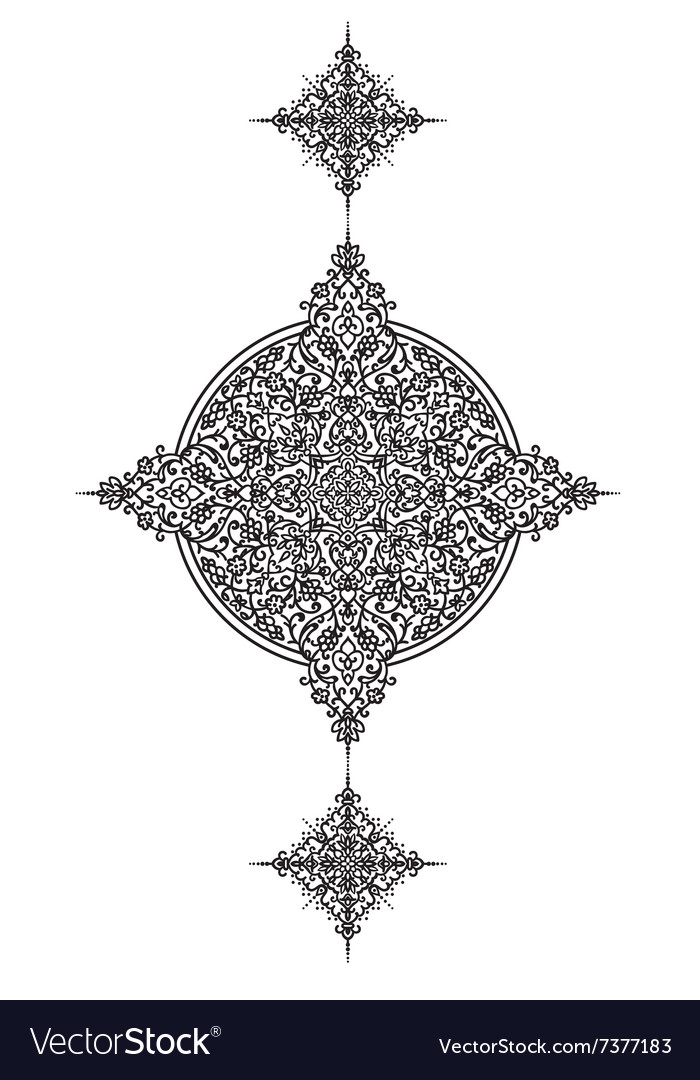 Hand drawing entangle element Royalty Free Vector Image