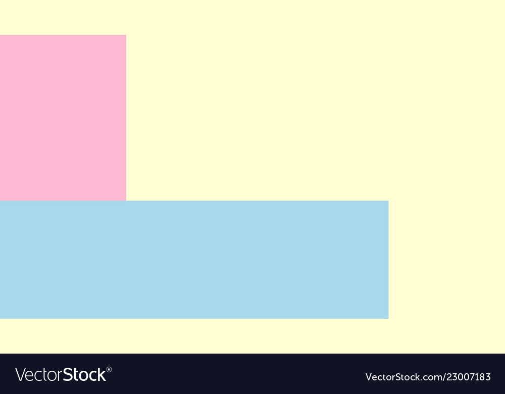 Pattern with a colored box white background Vector Image