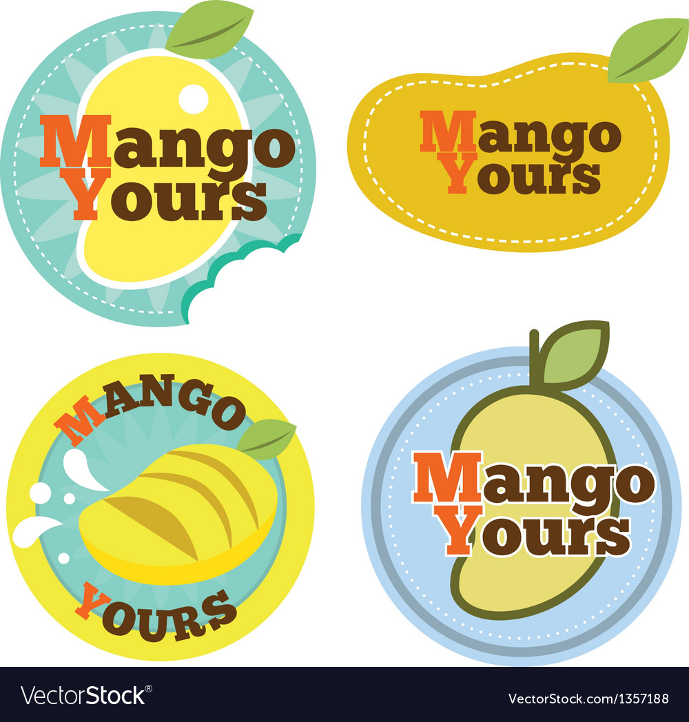 Mango logo Royalty Free Vector Image - VectorStock