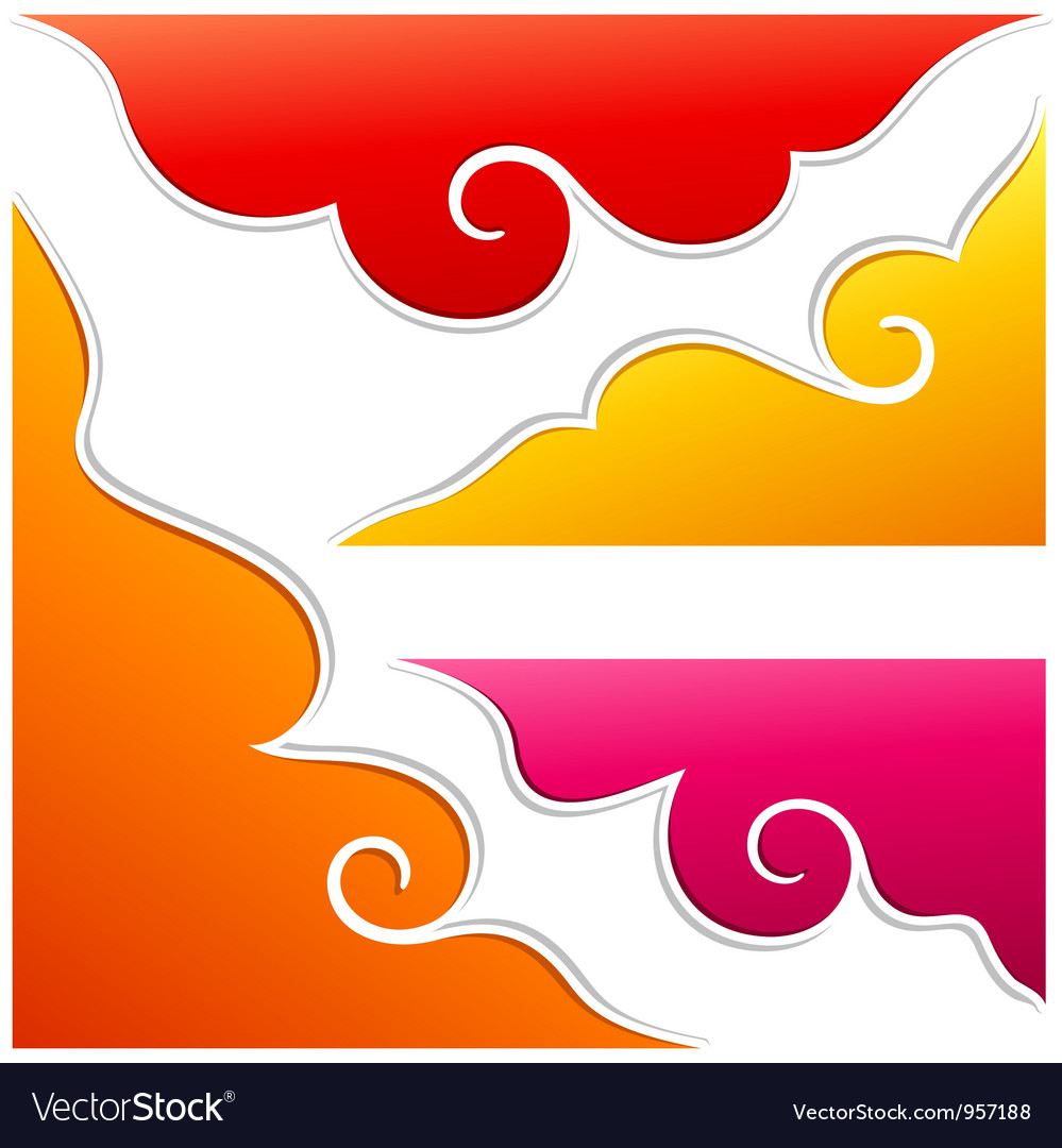 Speech Bubbles & Corners Royalty Free Vector Image