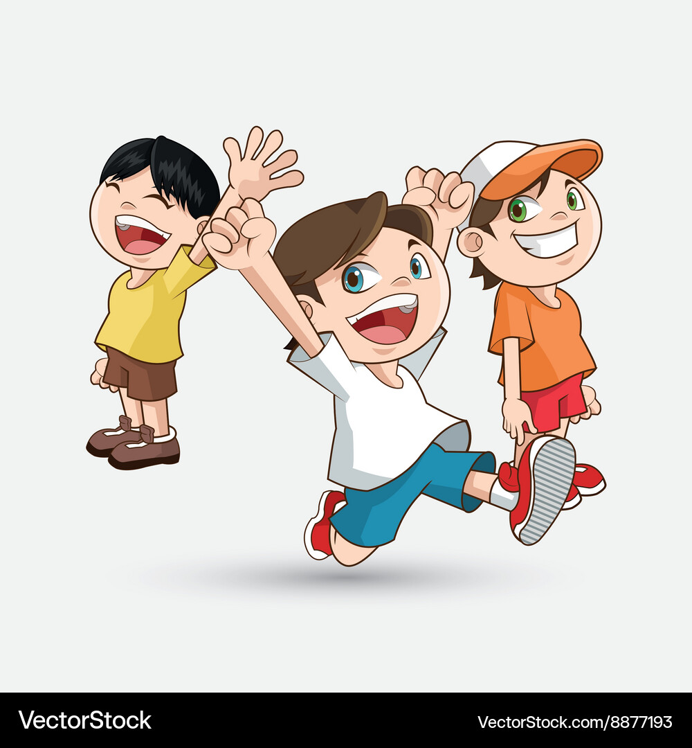 Kid icon child design childhood concept Royalty Free Vector