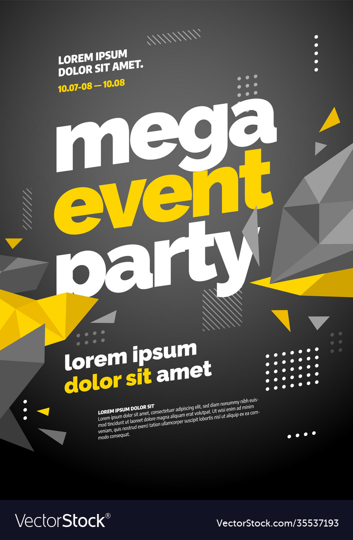 Layout design template with abstract dynamic Vector Image