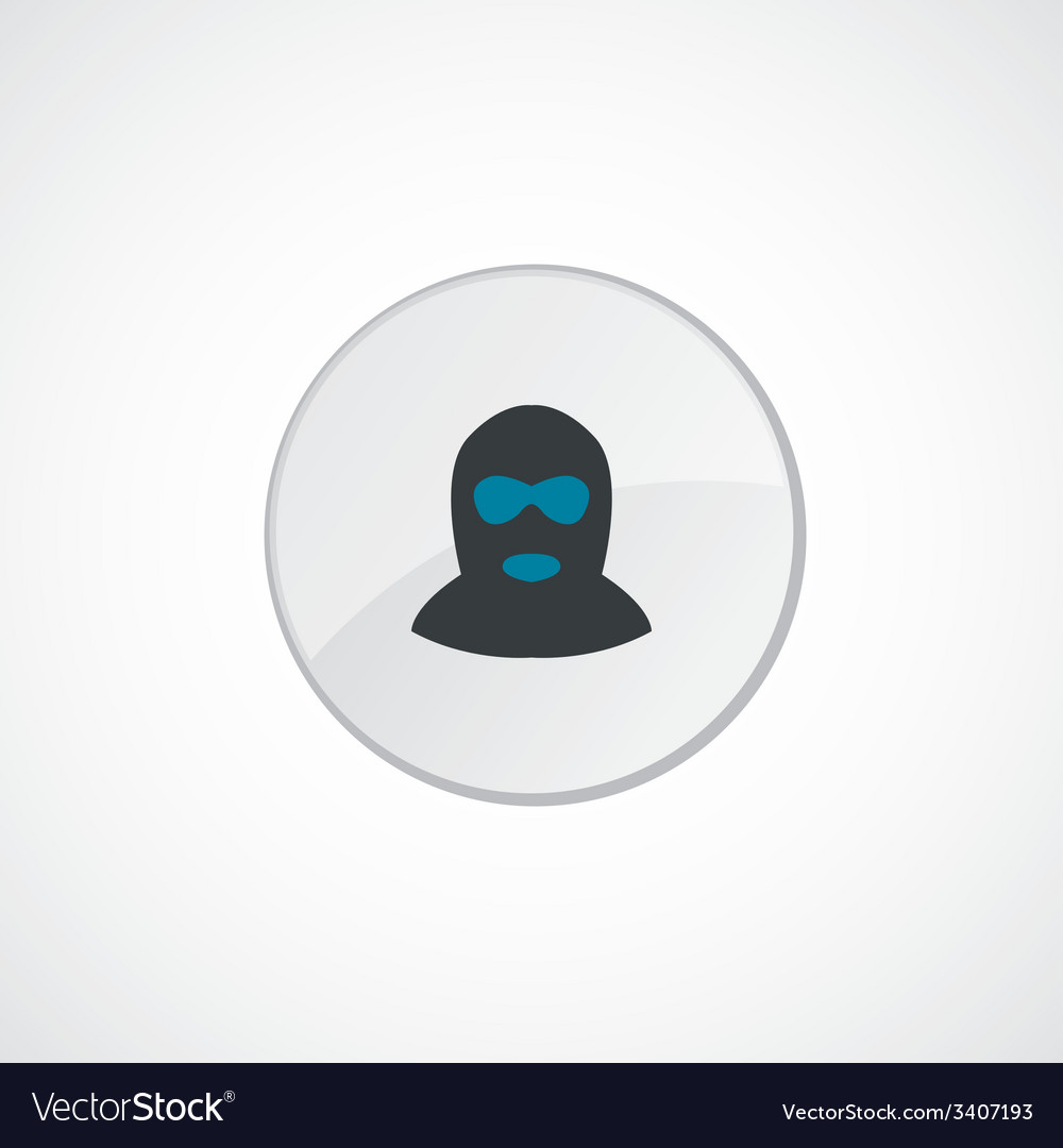 Offender icon 2 colored Royalty Free Vector Image