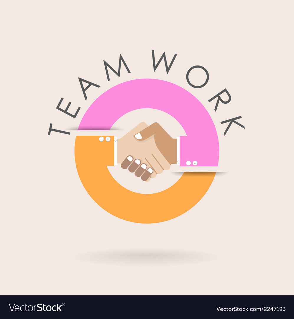 Teamwork Royalty Free Vector Image - VectorStock