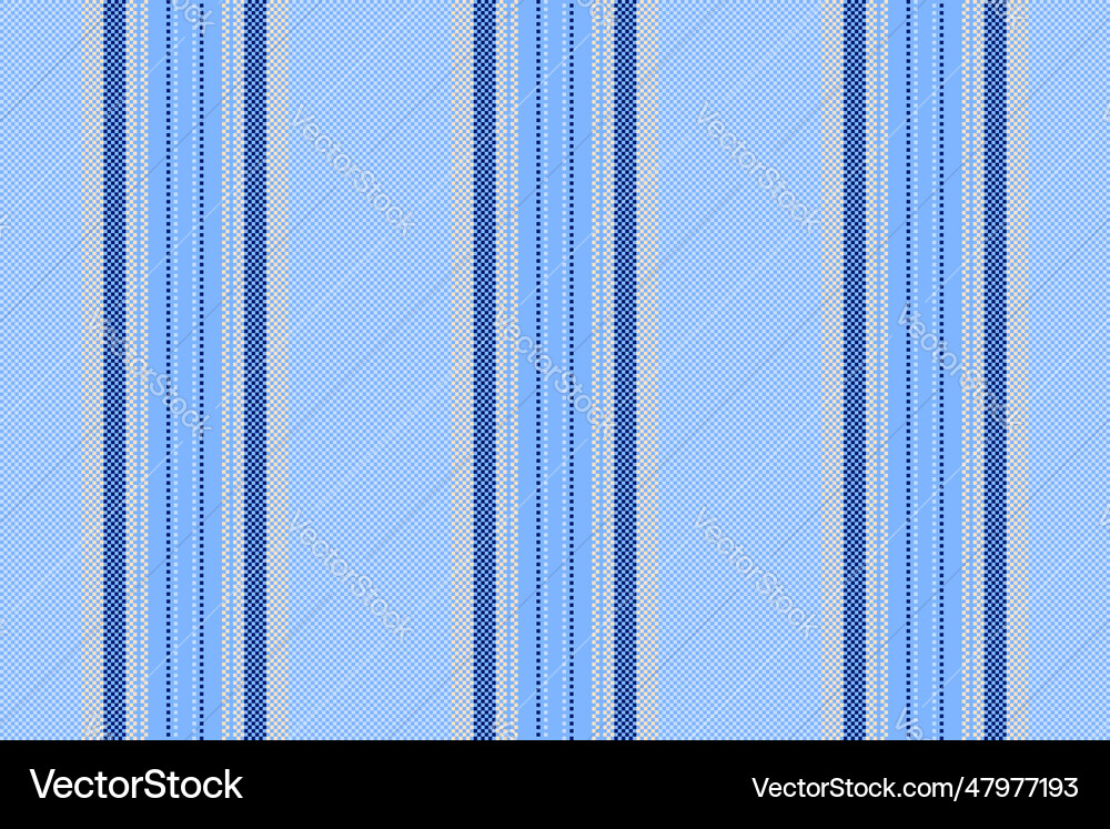 Textile stripe lines of seamless fabric Royalty Free Vector