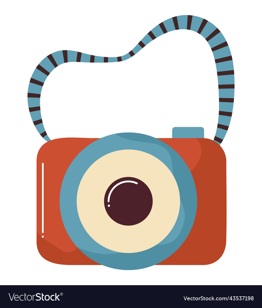 Colored camera design Royalty Free Vector Image