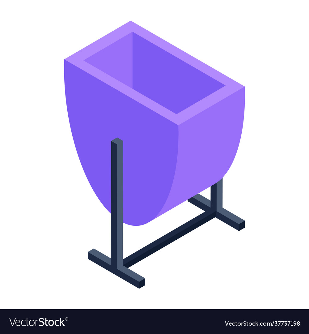 Open bin Royalty Free Vector Image - VectorStock