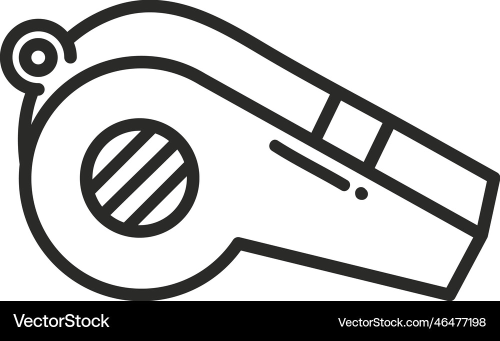 Sports whistle icon Royalty Free Vector Image - VectorStock