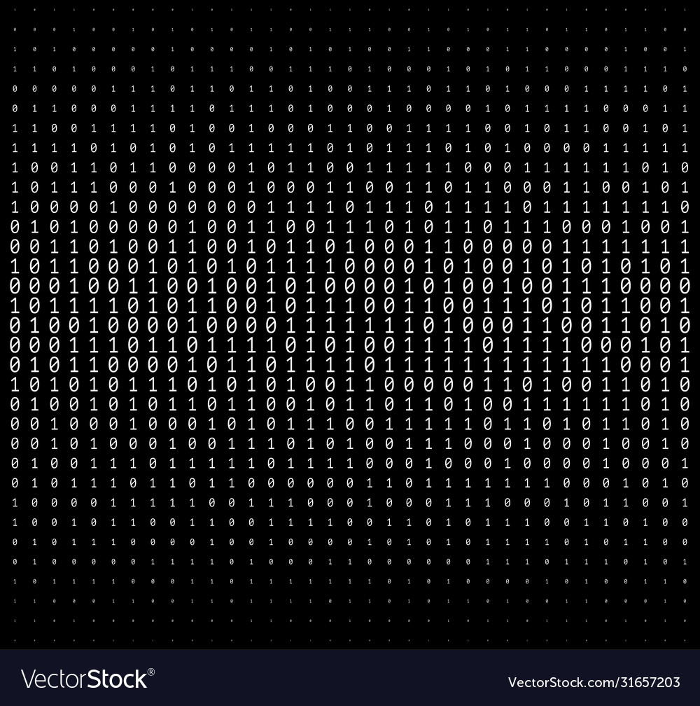 Binary numbers texture Royalty Free Vector Image