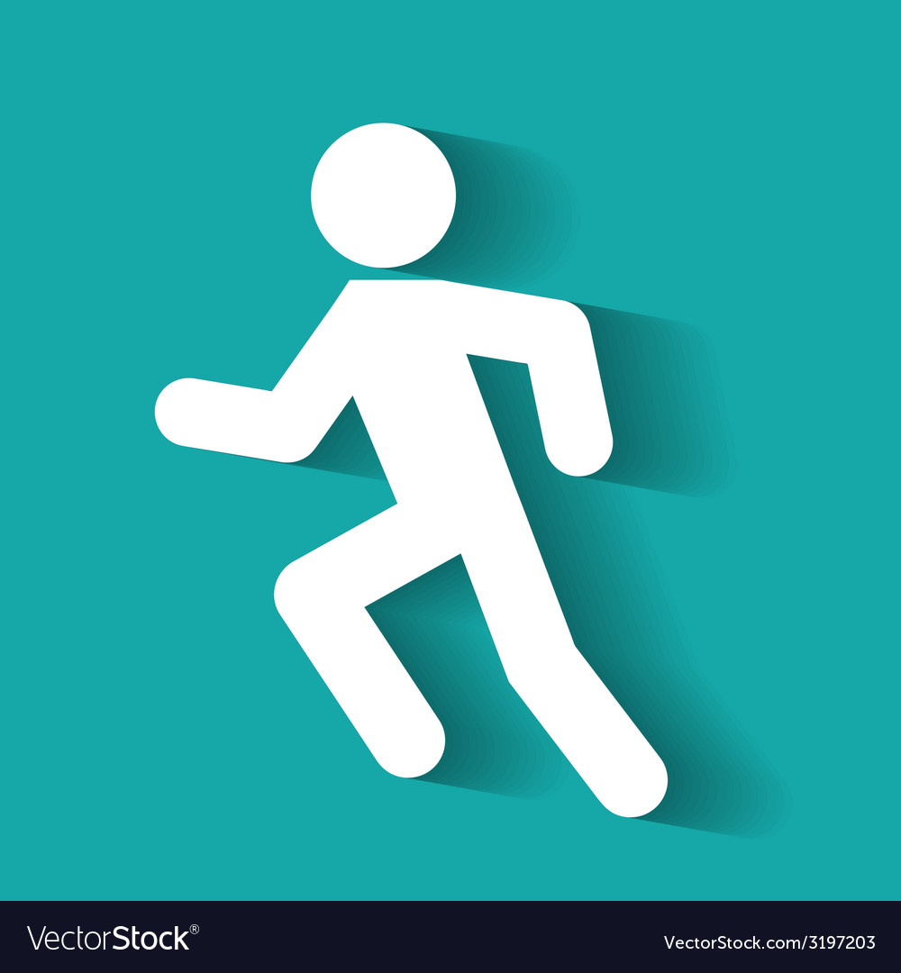 Running Royalty Free Vector Image - VectorStock