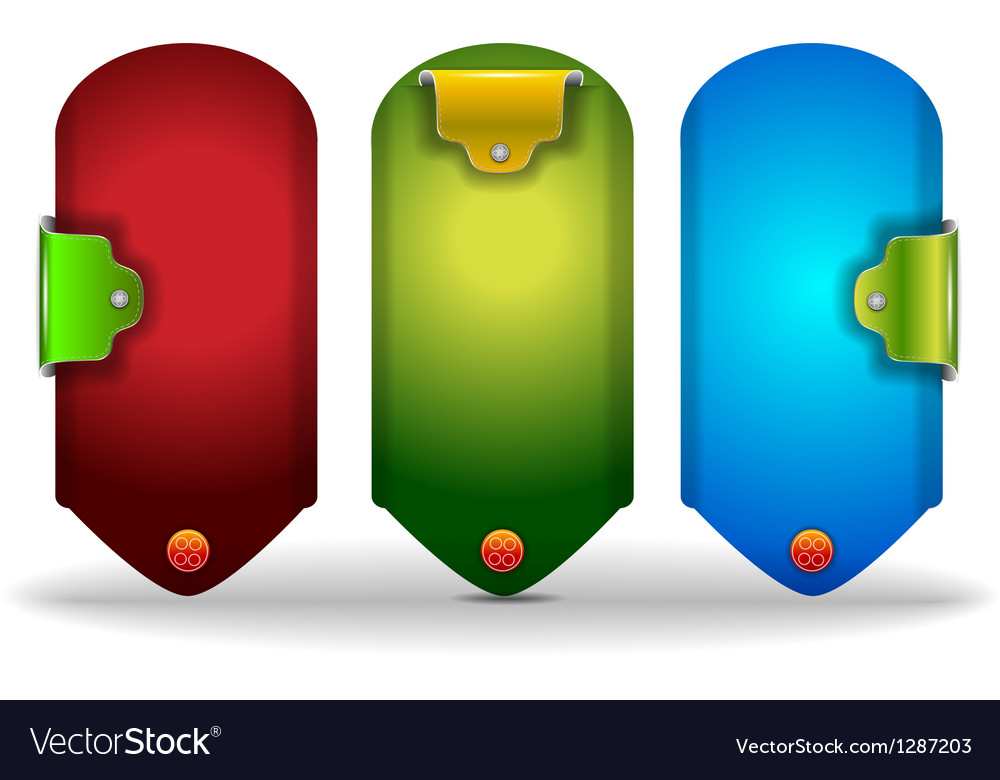 Web banner set Royalty Free Vector Image - VectorStock